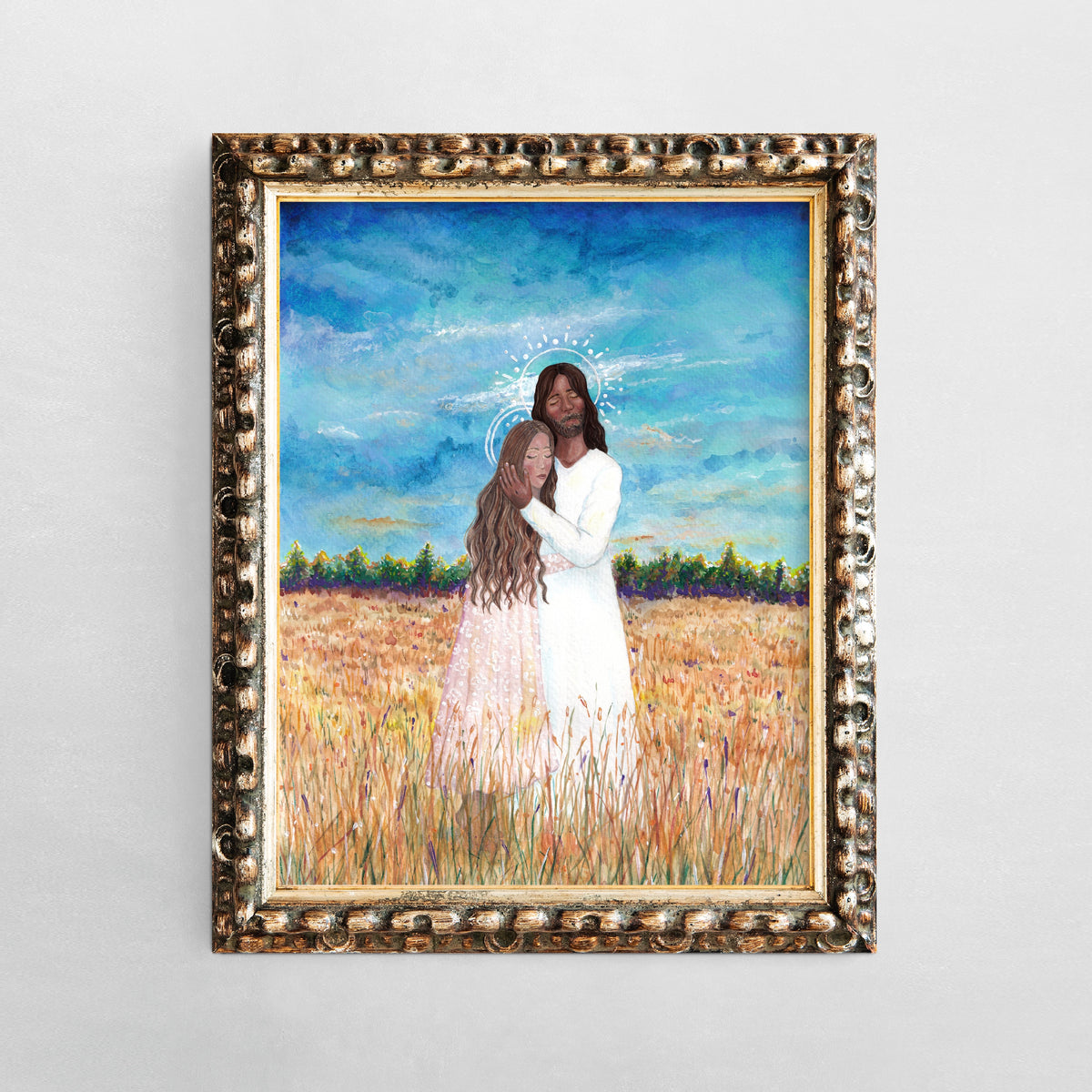 "Christ's Embrace" Print – Bri Lew Art