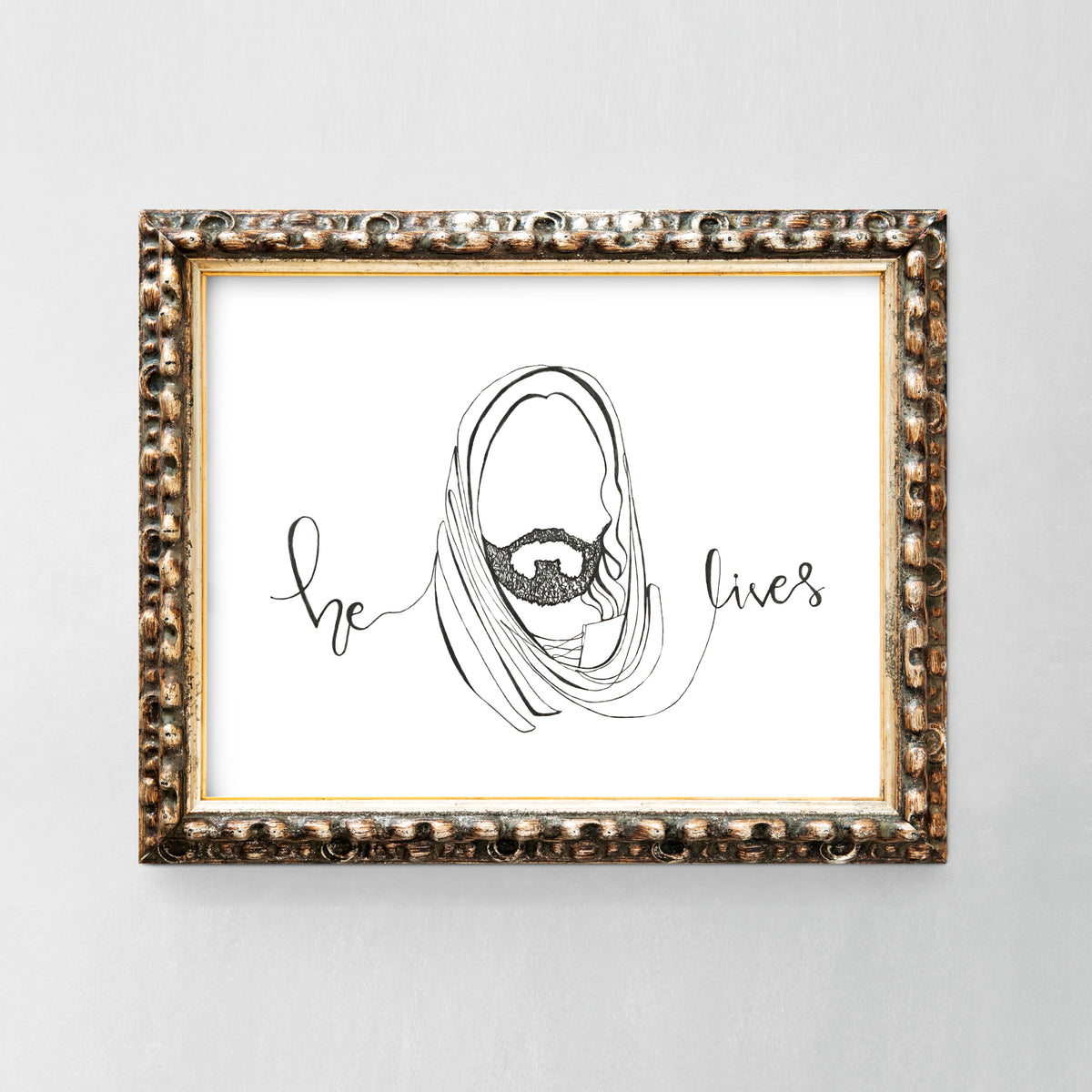 "He Lives" Print – Bri Lew Art